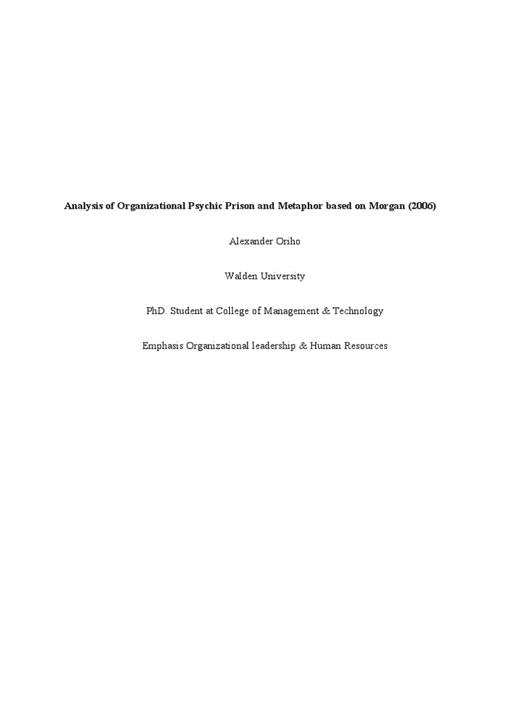Understanding Psychic Prison Metaphors | PDF | Psychology | Creativity