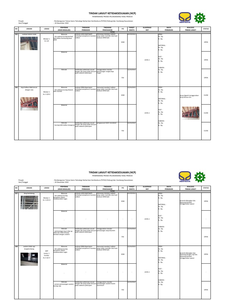 NCR Qhse TSTH2 | PDF