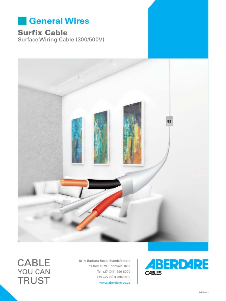 Surfix Leaflet 2012 | PDF | Electrical Wiring | Insulator (Electricity)