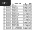 Master Drawing List - Construction Drawing As 02082022 | PDF | Civil ...