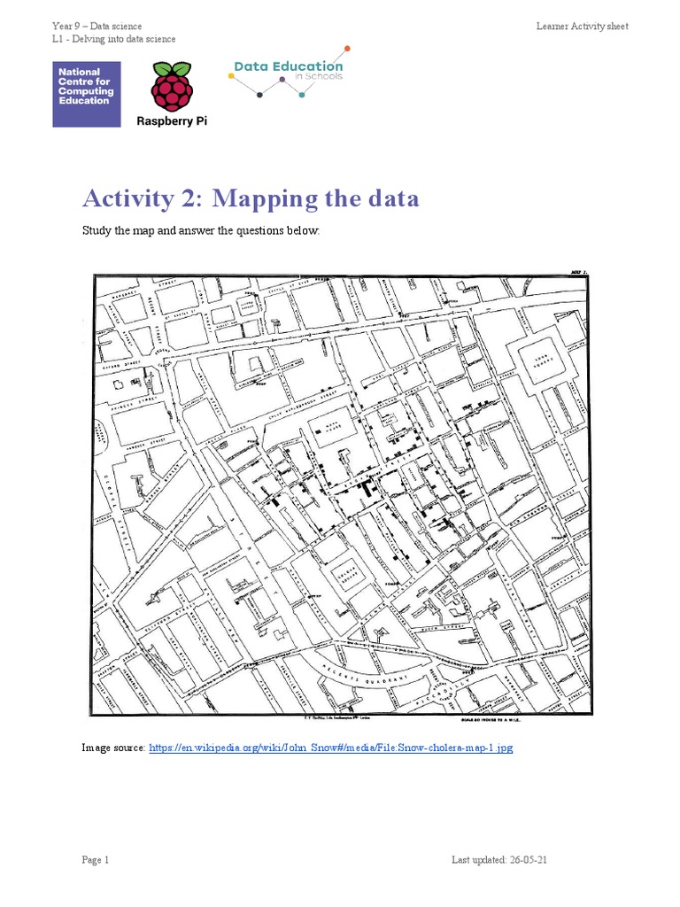 A2 Worksheet - Mapping Data | PDF