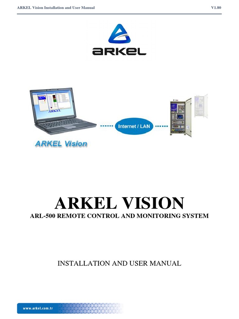 ARKEL Vision Installation and User Manual.V180.en | PDF | Computer Network | Local Area Network