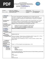 Grade 7 Lesson Plan: Central Tendency | PDF | Mean | Mode (Statistics)