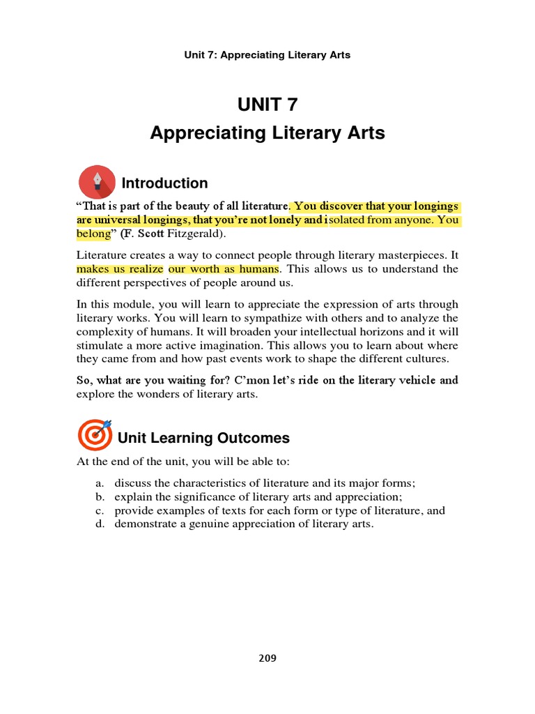 Understanding Literary Arts | PDF | Poetry