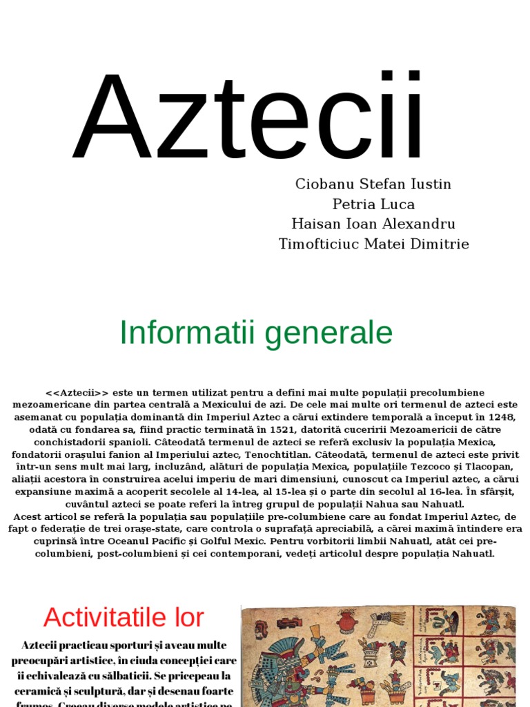 Aztecii | PDF
