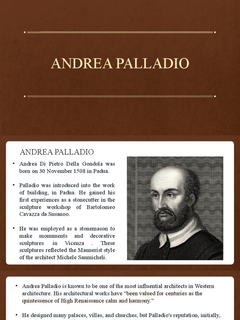 Andrea Palladio (Architect) | Download Free PDF | Architectural Design | Architecture