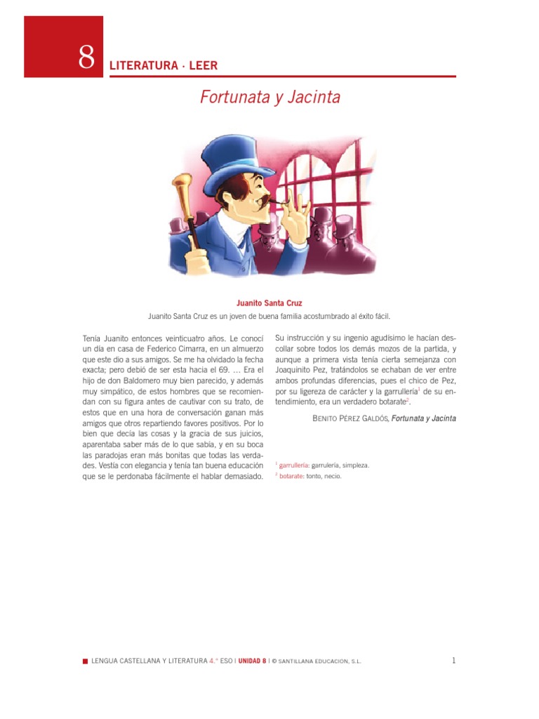 Fortunata y Jacinta (Fragmentos) | PDF