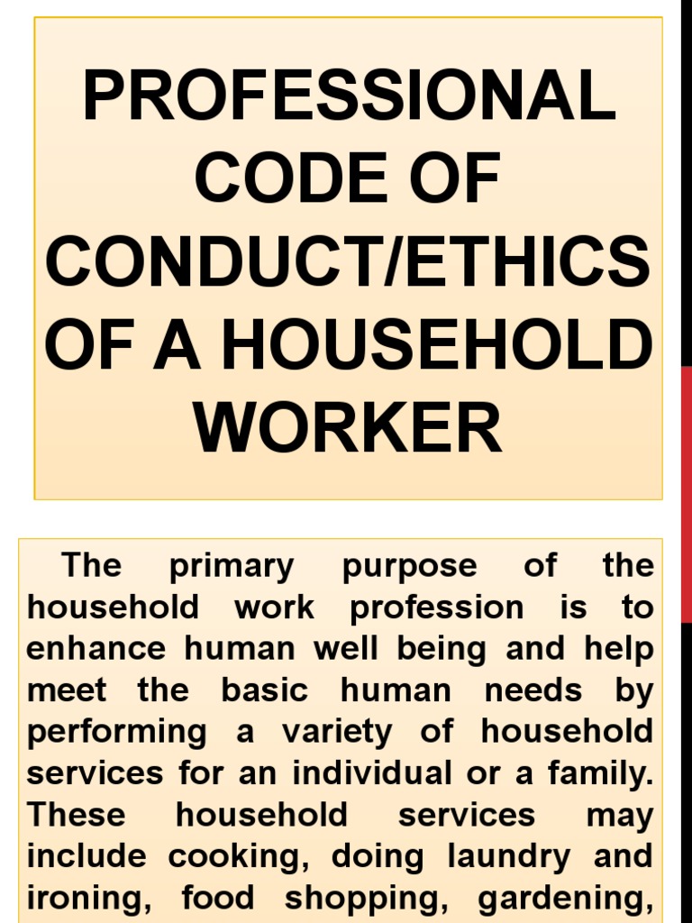 Professional Code of Conduct | PDF