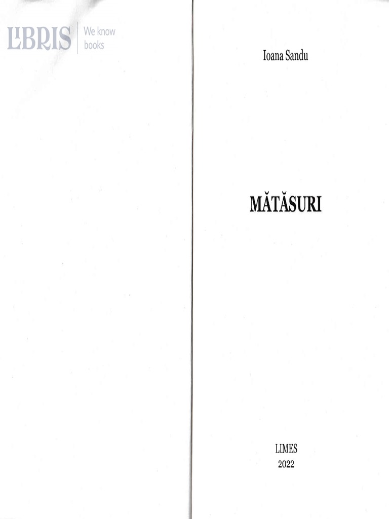 Matasuri - Ioana Sandu | PDF