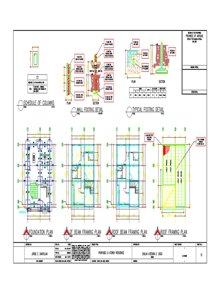 Structural Reinforcement Layout | PDF