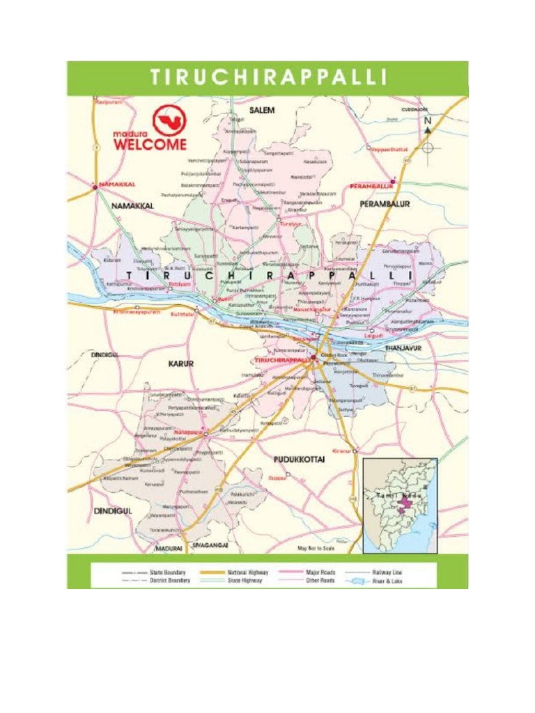 Map of Trichy | PDF