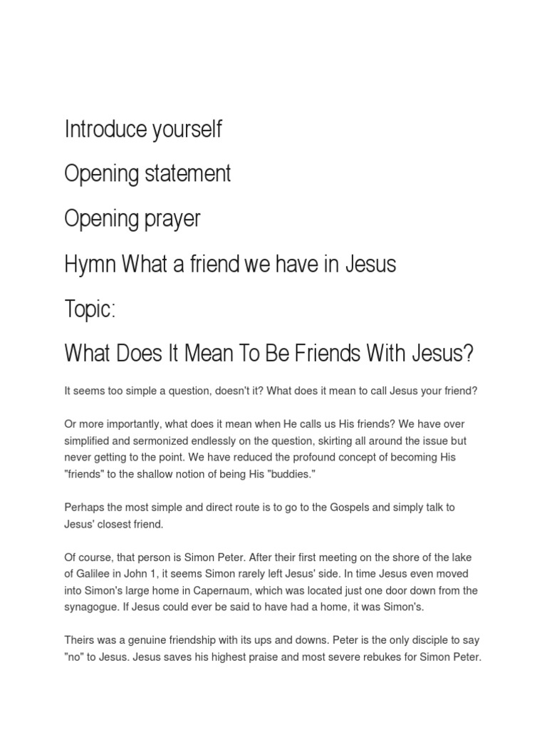 Morning Devotion #2 | PDF | Jesus | Saint Peter