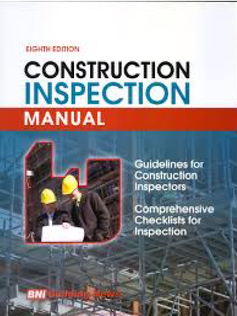 Construction Inspection Manual Eighth Edition | PDF | Architect ...