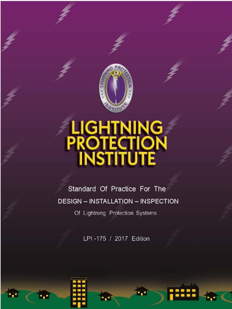 Lpi 175 2017 Lighning Protection | PDF | Lightning | Electrical ...