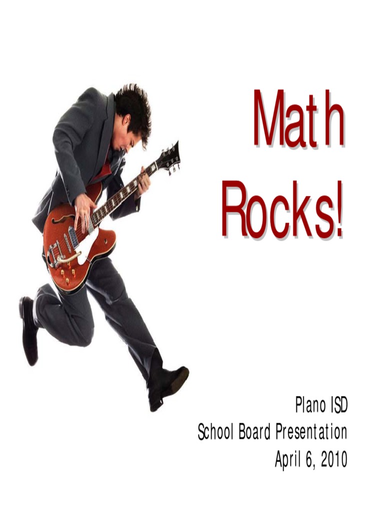 Math Rocks | PDF | Mathematics | Curriculum