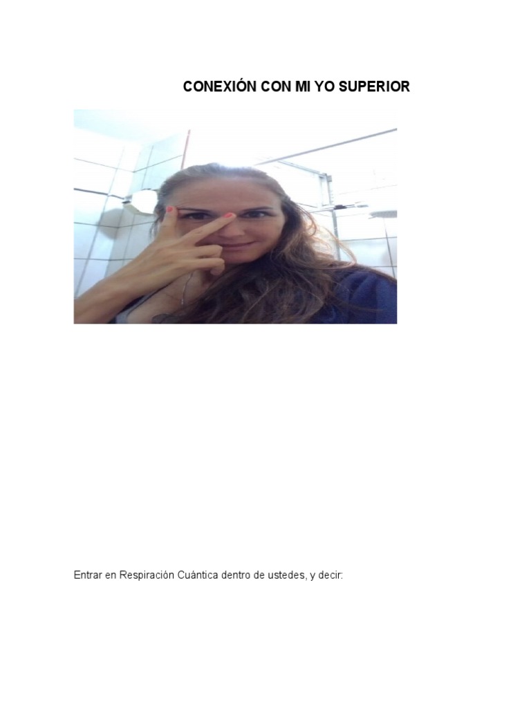 Conexión Con Mi Yo Superior | PDF