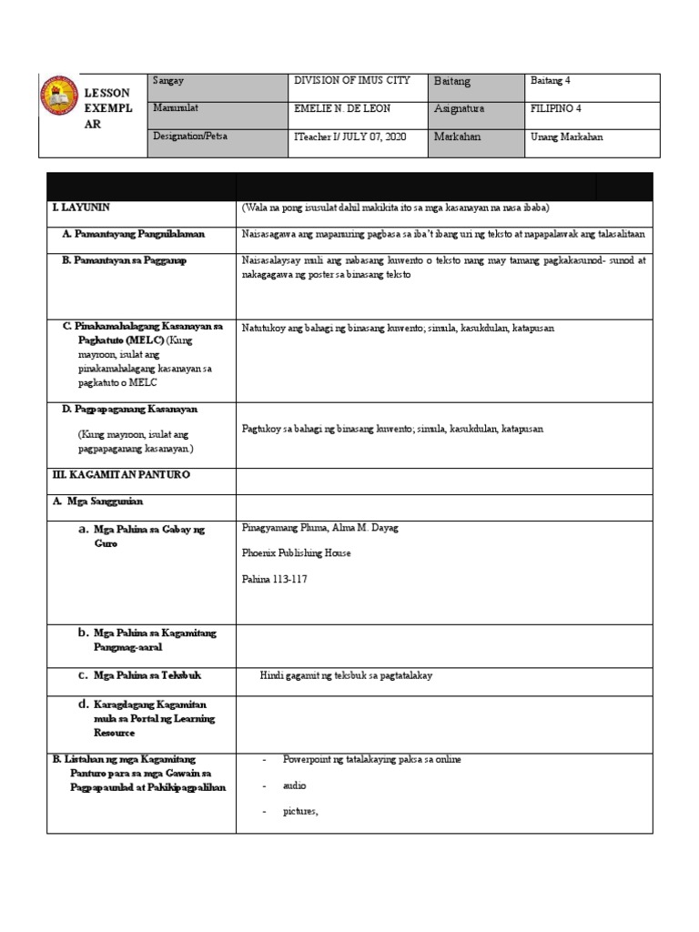 Fil G4 Q1 MELC4 | PDF