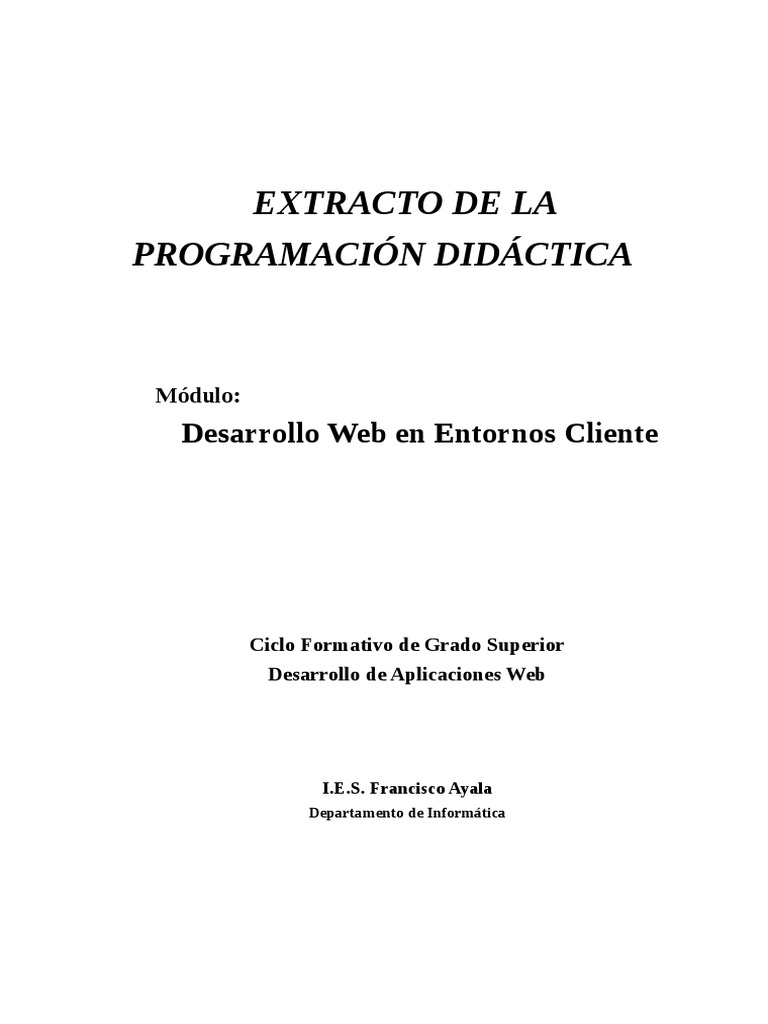 Extracto DWEC 21-22 | PDF | Script Java | Modelo de objeto de documento