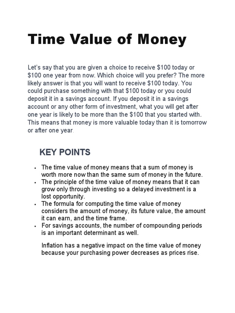 TVM & Compounding | Download Free PDF | Time Value Of Money | Compound Interest
