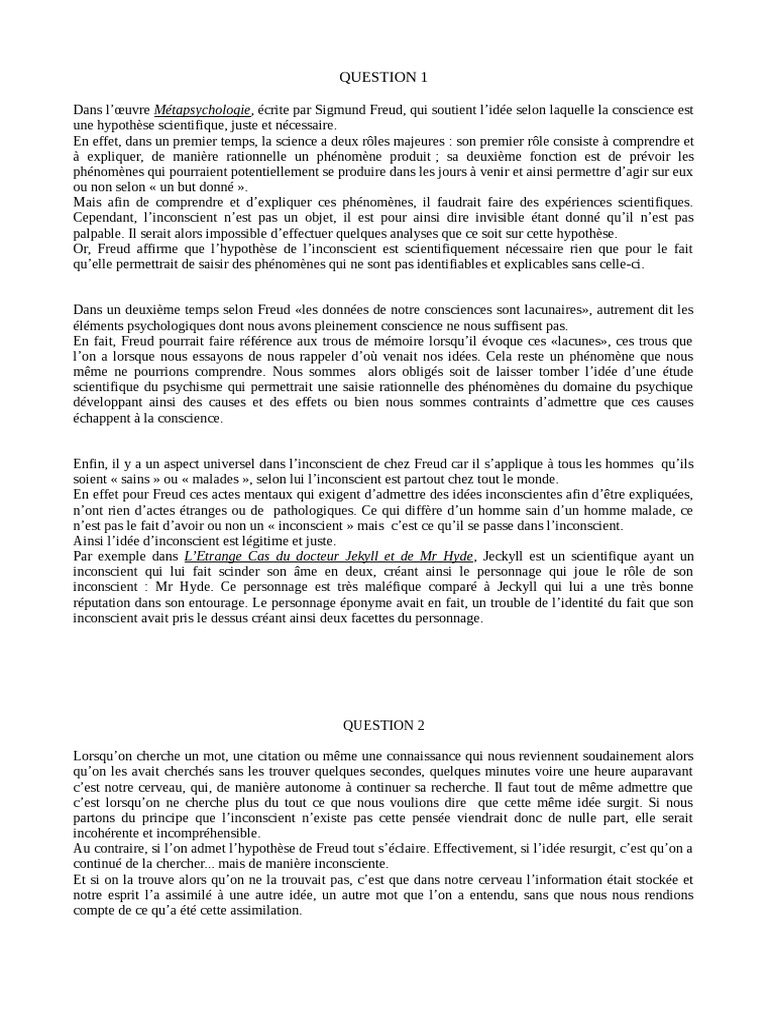 Philo 2 | PDF | Sigmund Freud | Conscience