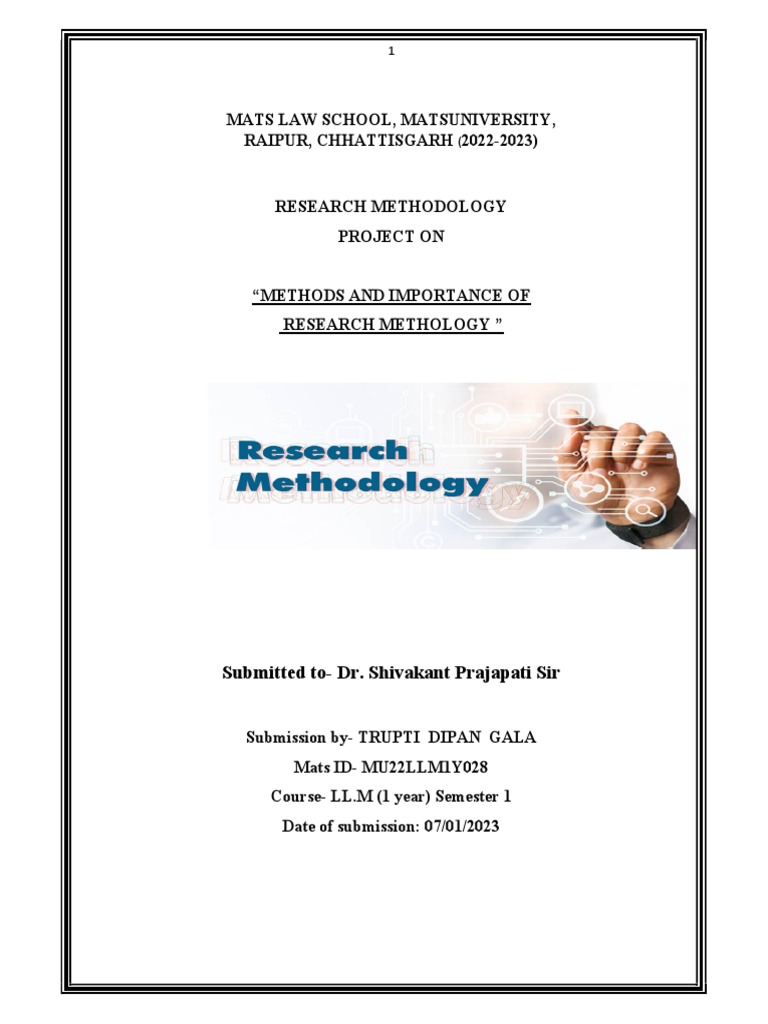 Research Methodology | PDF | Scientific Method | Quantitative Research