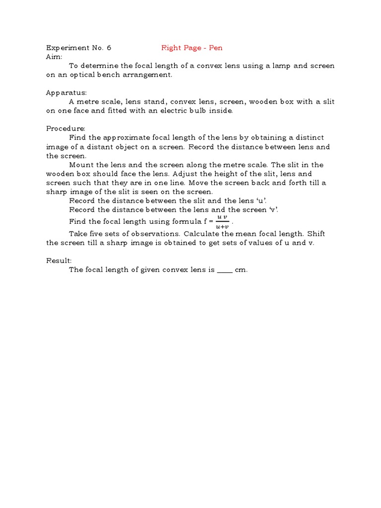 Class IX - Physics Practical - Part 2 | PDF | Electromagnetic Radiation ...