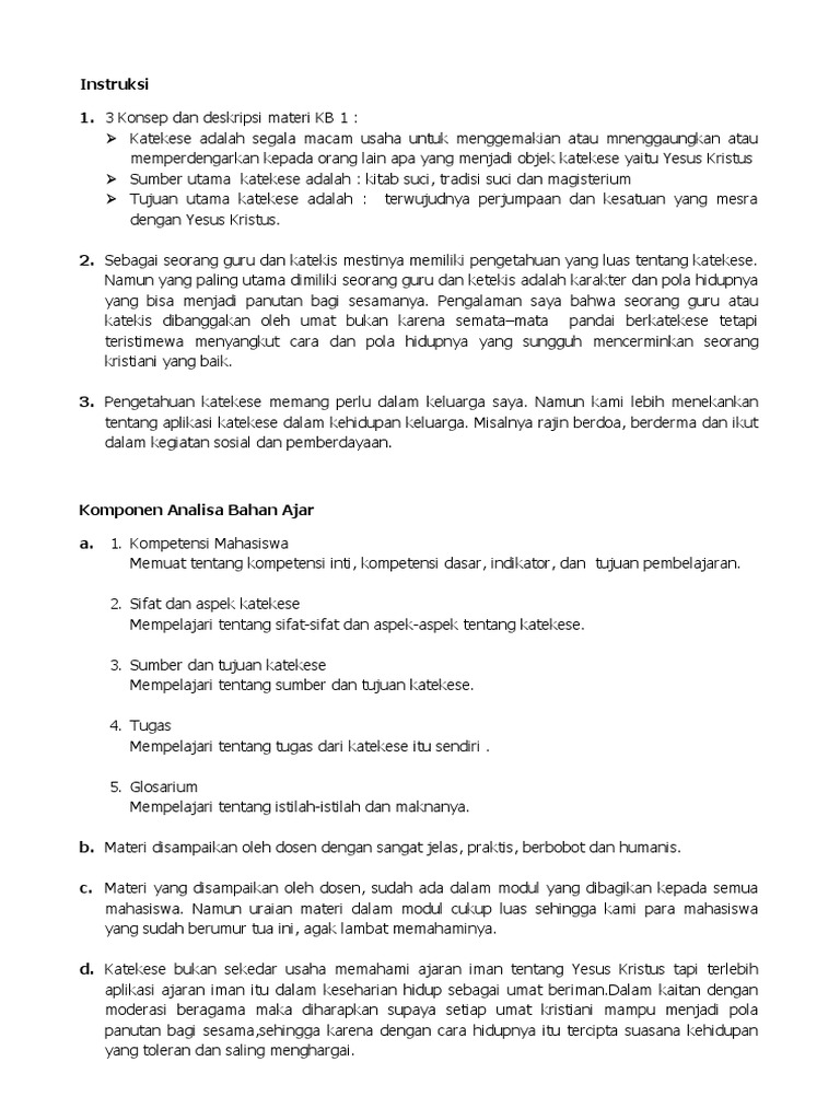 Panduan Katekese untuk Guru dan Katekis | PDF | Ilmu Sosial