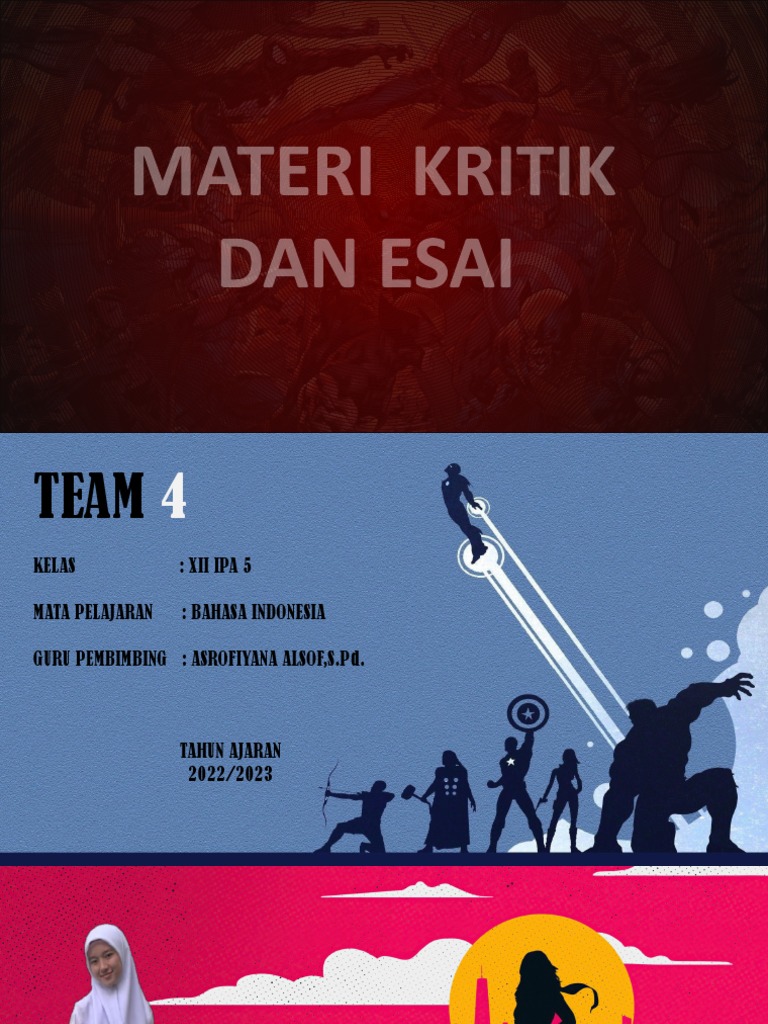 Presentasi Esai Kritik | PDF