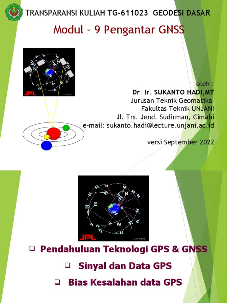 Pengantar GNSS dan Teknologi GPS | PDF | Teknologi & Rekayasa