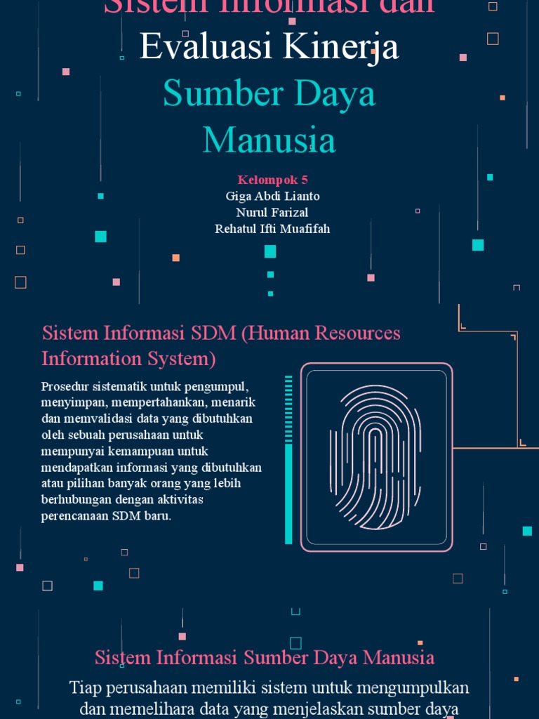 Kel 5 Sistem Informasi Dan Evaluasi Kinerja SDM | PDF