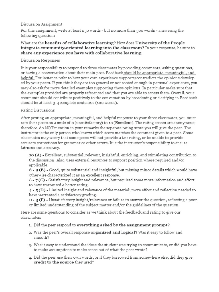 Discussion Assignment Pdf Learning Educational Technology