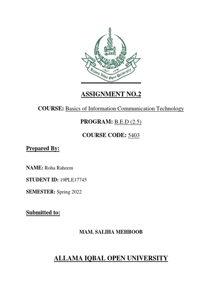 5403 Ict 2 | PDF | Operating System | Microsoft Windows