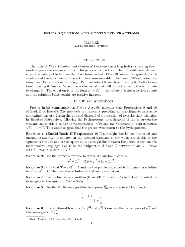 Pell Bmc Pdf Numbers Square Root