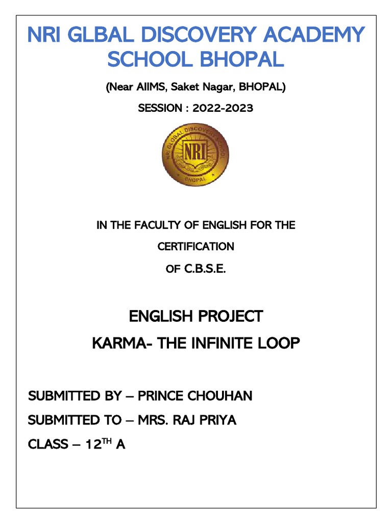 English Project Final | PDF | Karma | Reincarnation