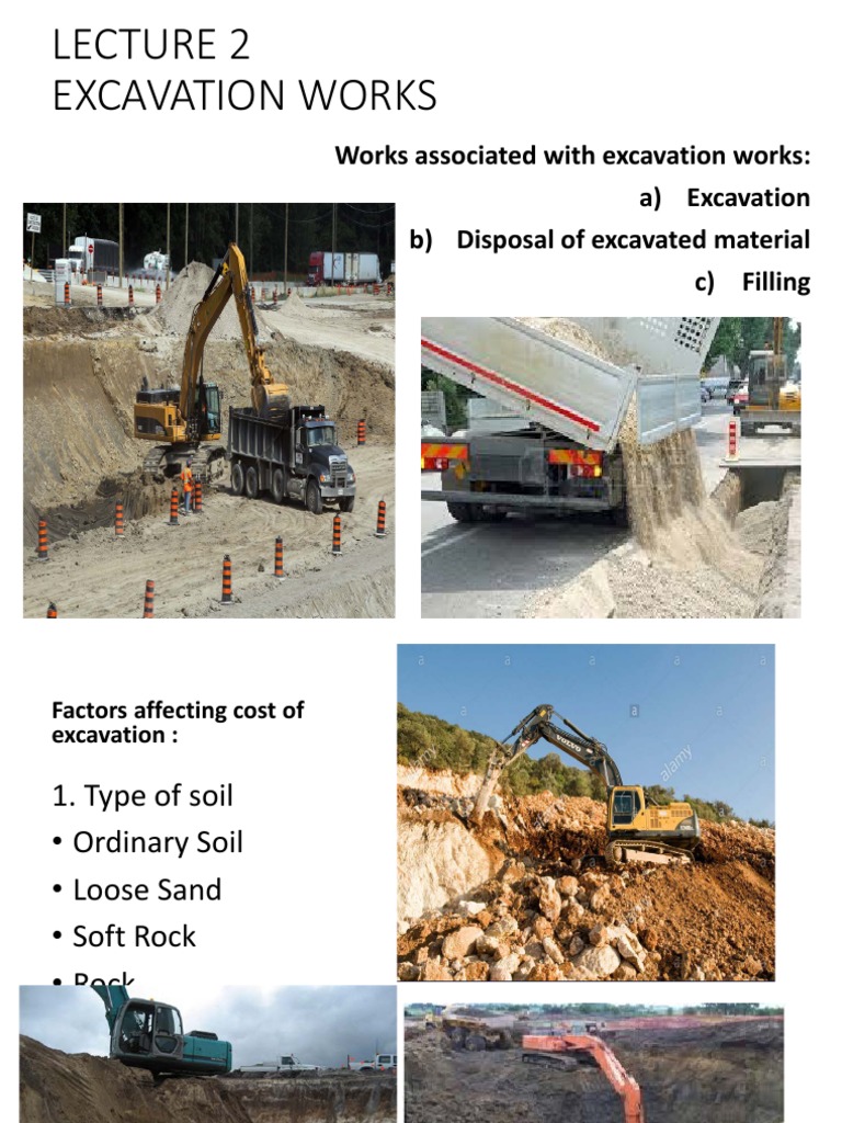 Lecture 2-Excavation Works | PDF | Prices | Economics