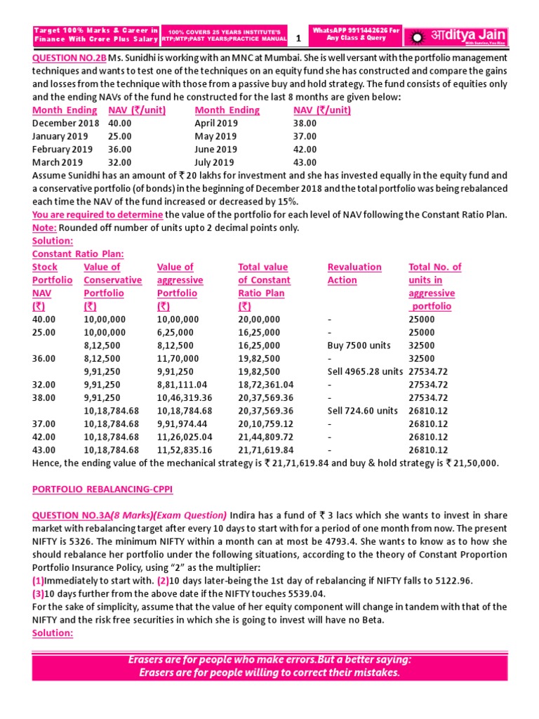 Miscellaneous Concepts Most Important Question Solution | PDF ...