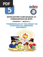 EPP5 Q1 Module-1 | PDF