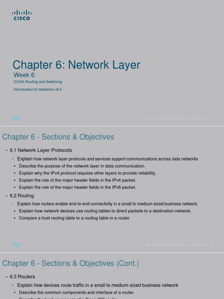 W4 Network Access - Presentation | PDF | I Pv6 | Internet Protocols