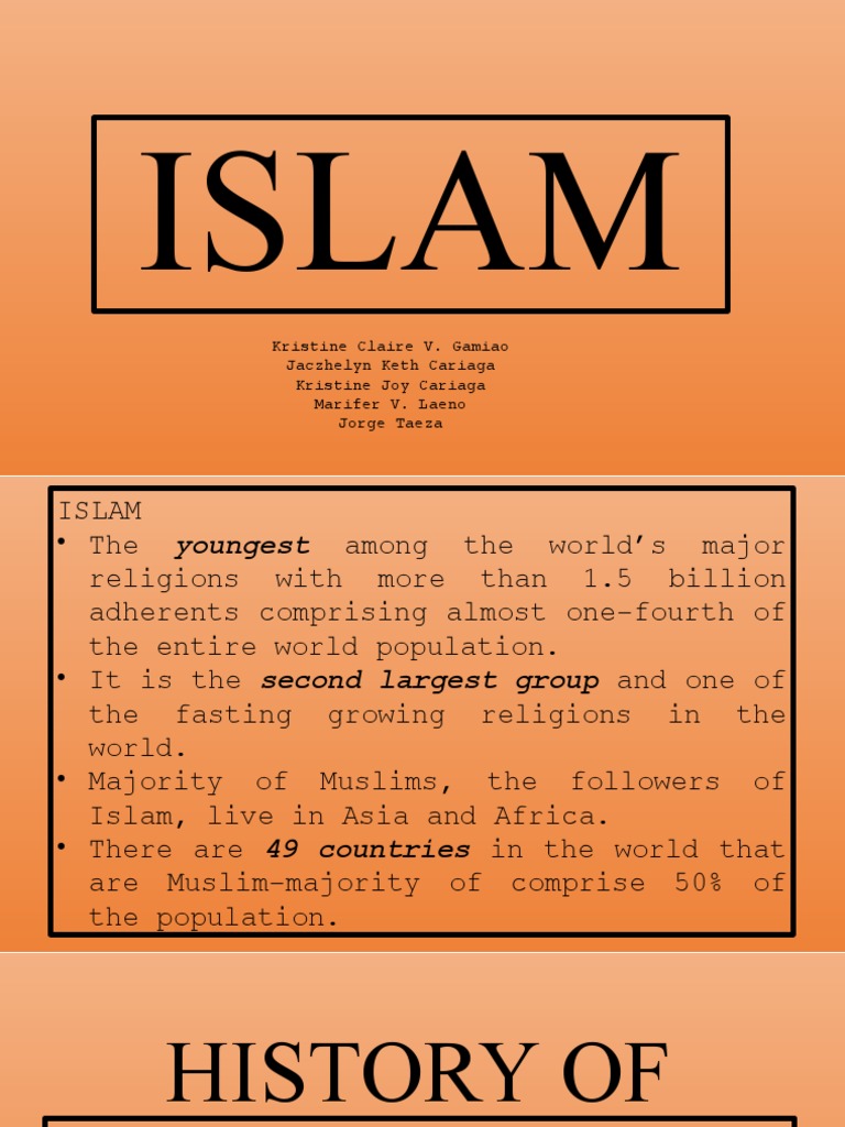 World Religion: History of Islam | PDF | Muhammad | Medina