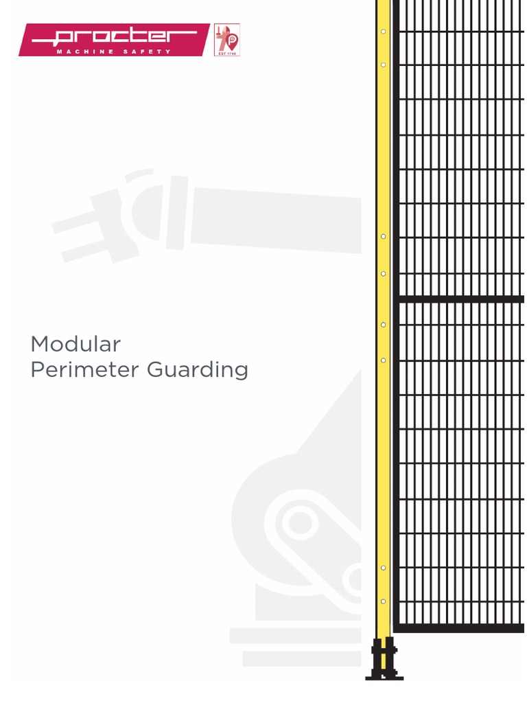 SATECH Modular Perimeter Guarding Brochure | PDF | Door | Screw
