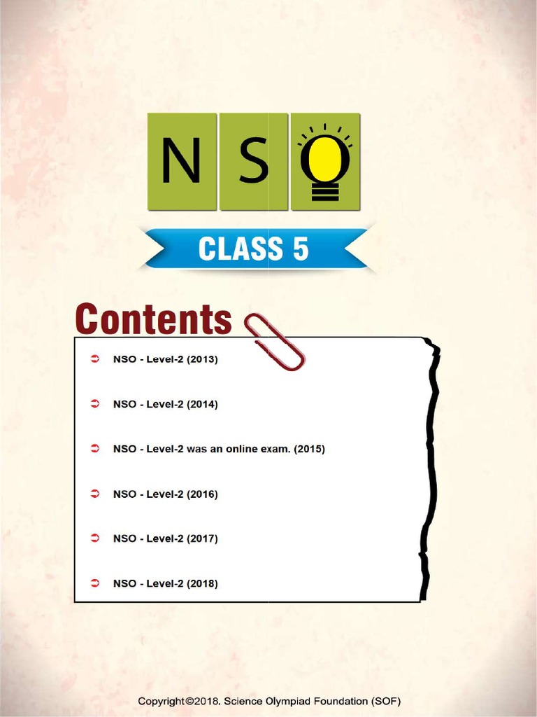 NSO Level 2 2012-14 | PDF