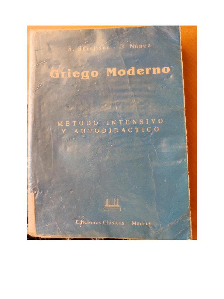 Griego Moderno. Método Intensivo y Autodidáctico | PDF