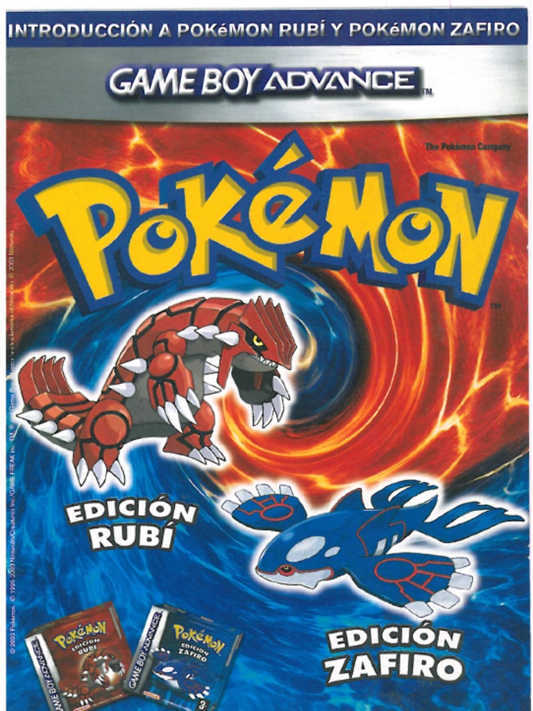 Nintendo Accion Pokemon Rubi Zafiro | PDF