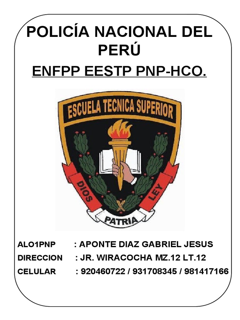 Viñeta Cuadernillo PNP 1-1-1 | PDF