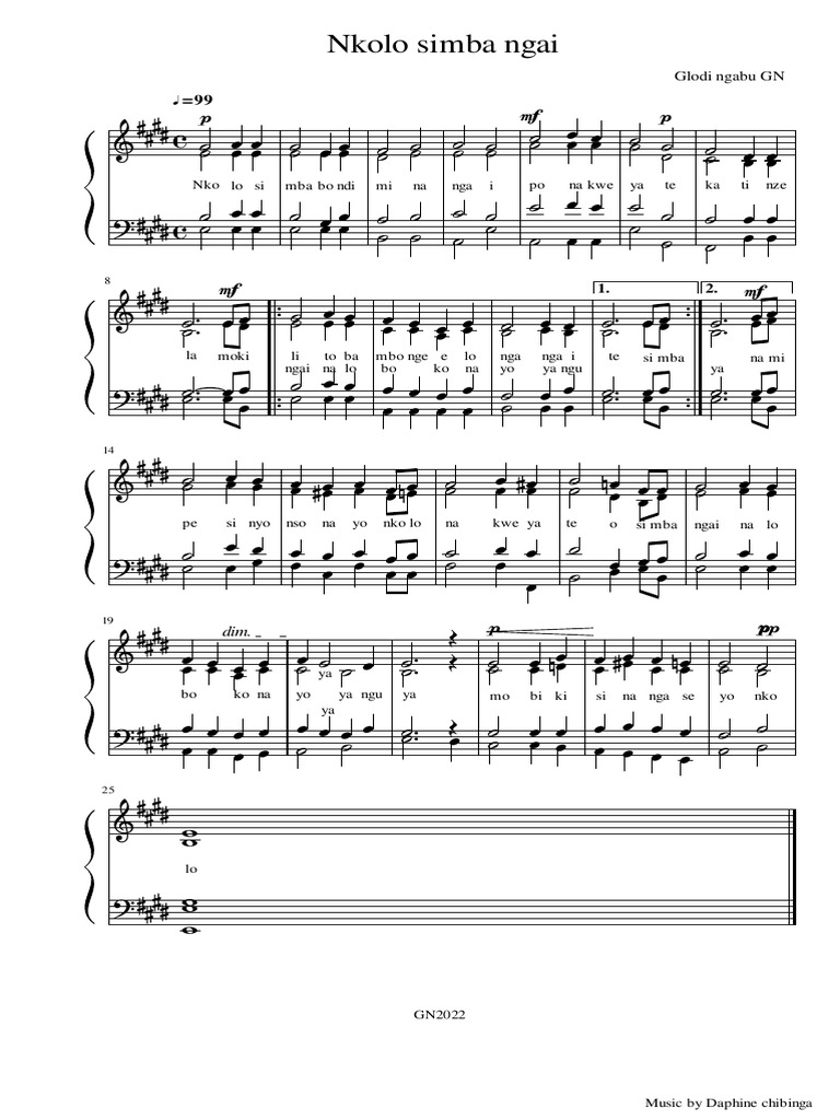 Nkolo Simba NgaiGN | PDF