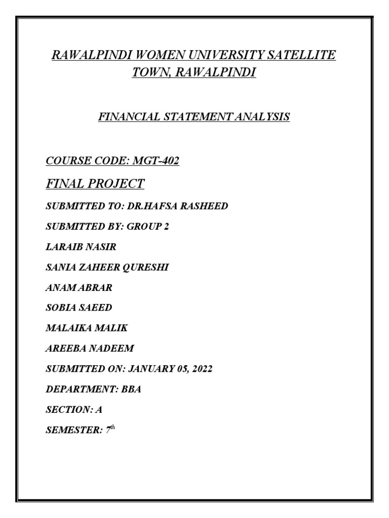 AFS Project | PDF | Revenue | Return On Investment