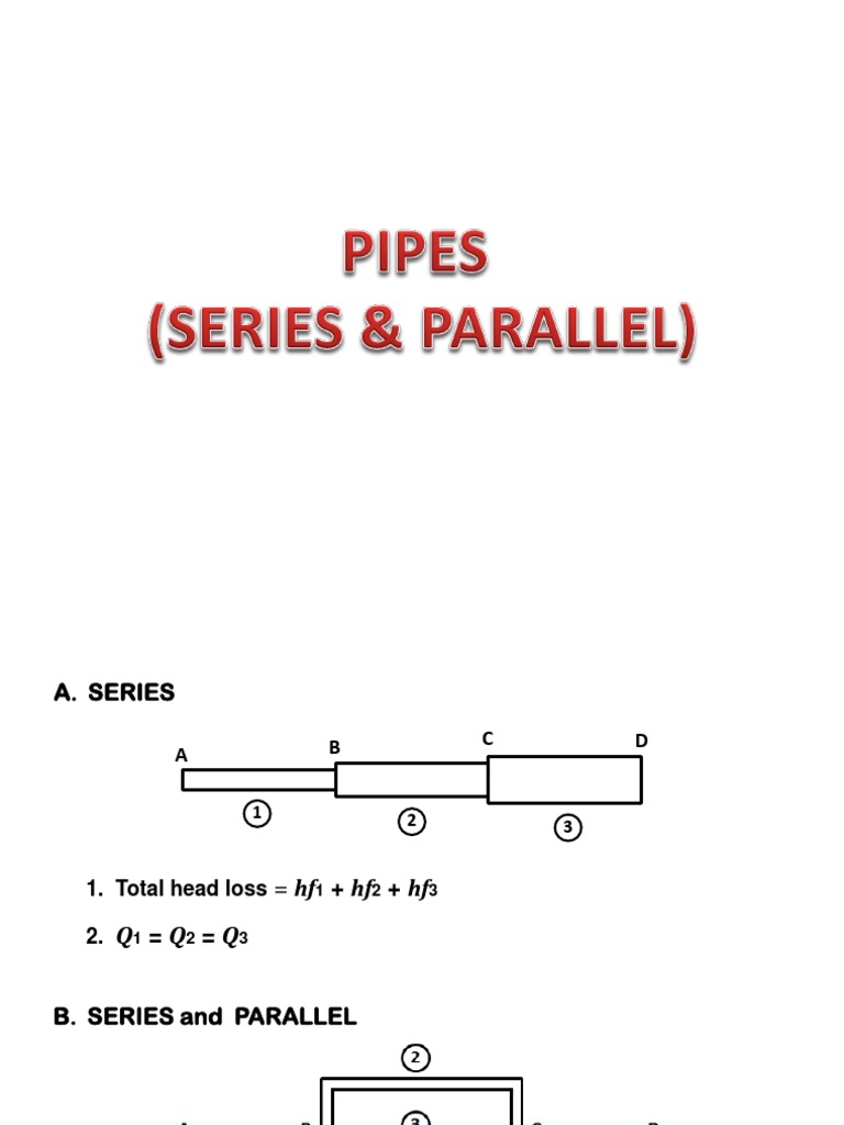 13c Pipes Series Parallel | PDF