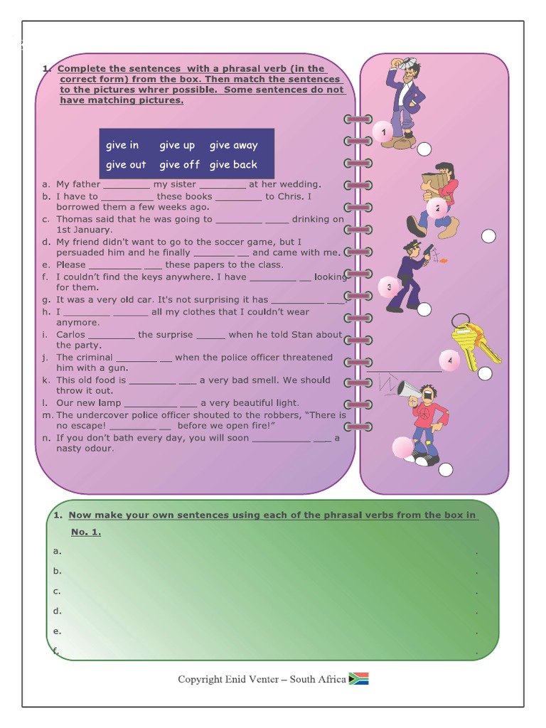 Give Phrasal Verb | PDF