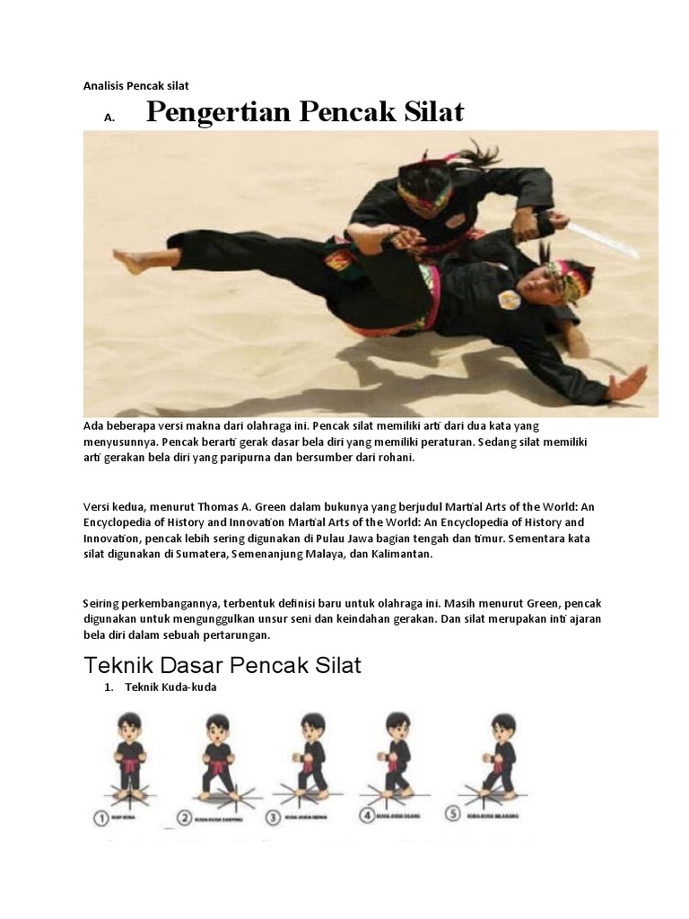 Analisis Komprehensif Teknik Dasar Pencak Silat | PDF