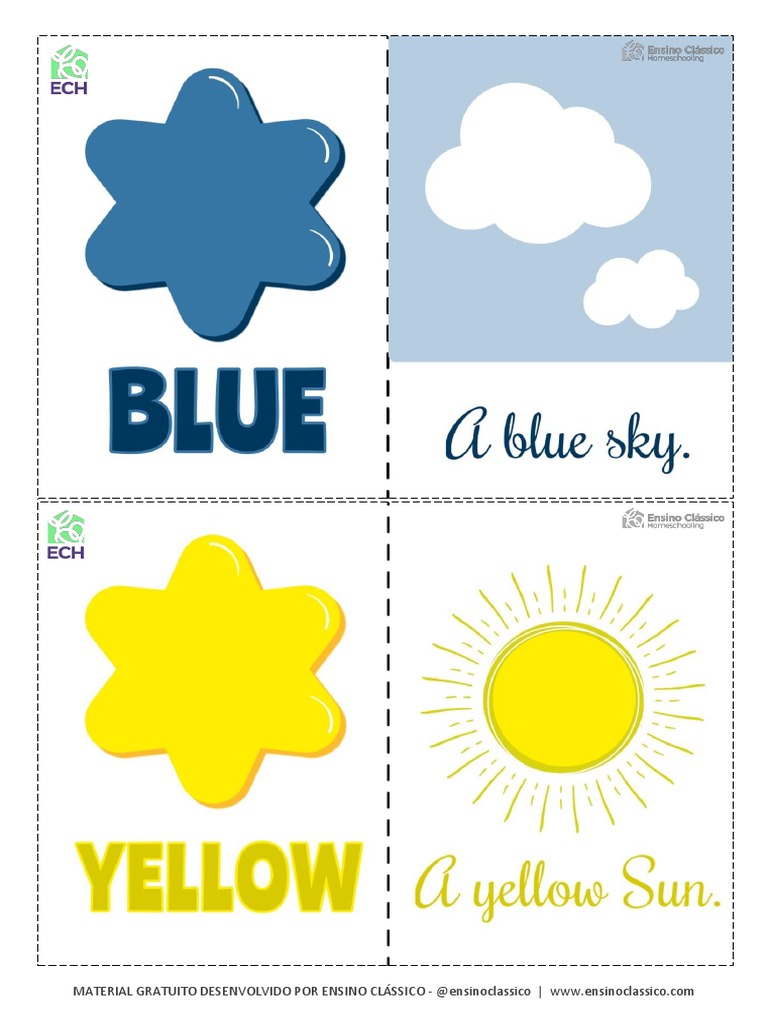 Flashcards Ingl S Colors | PDF